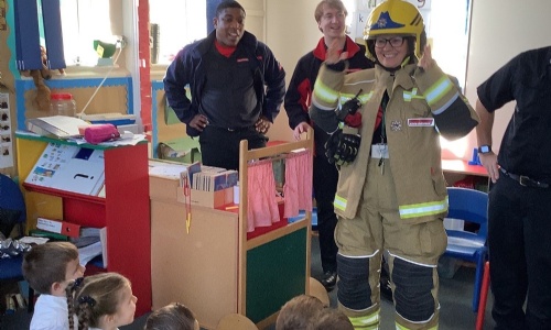 Upwell Academy - EYFS Firefighter Visit