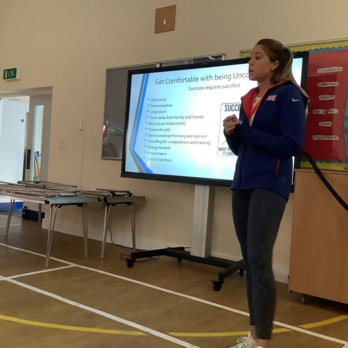 Upwell Academy - Olympic Athlete School Visit